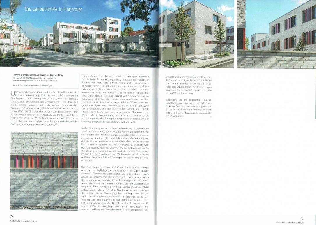 ahrens & grabenhorst - Architektur Exklusiv Lifestyle Lenbachhöfe